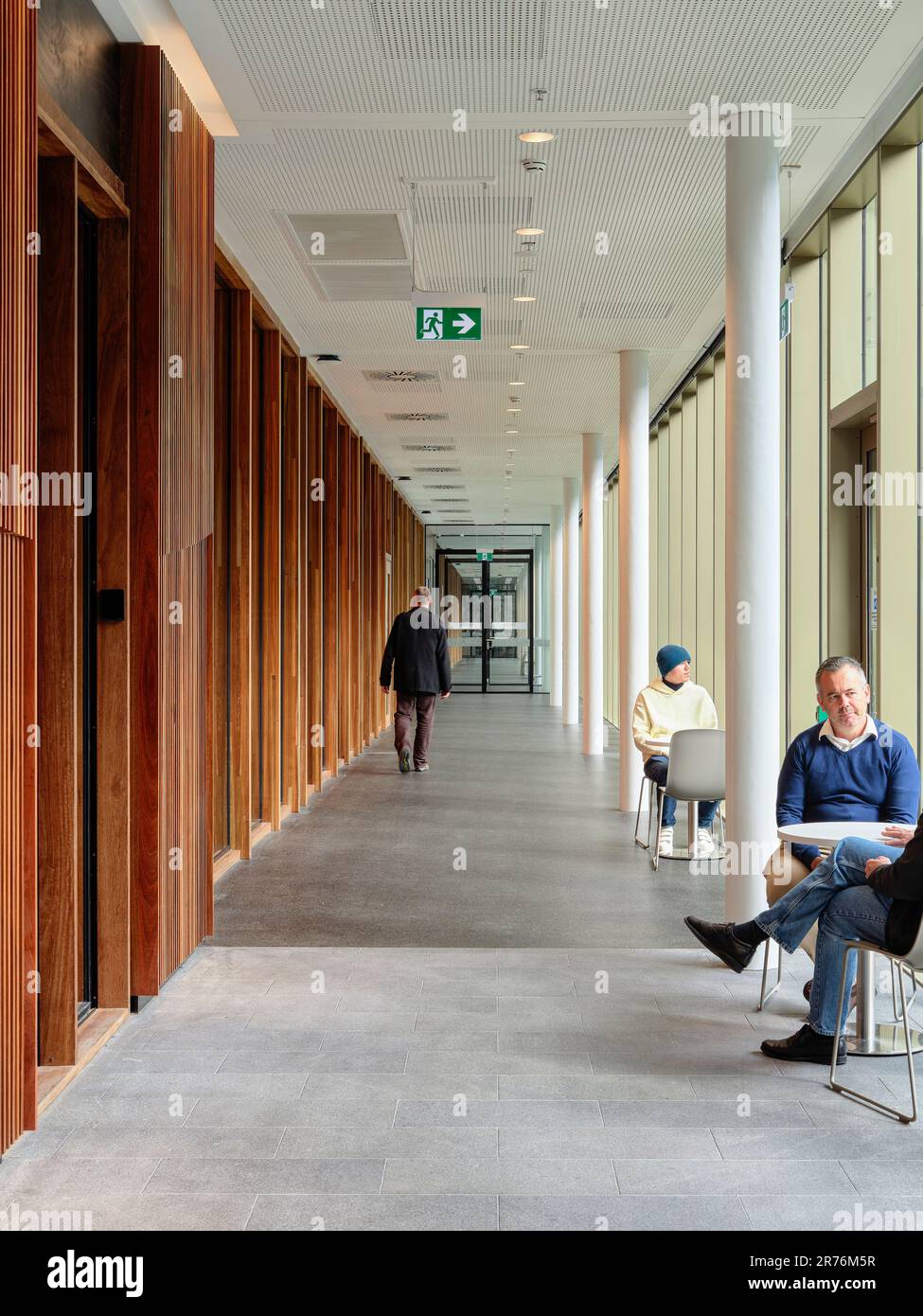 Access corridor along northern side of building. Australian National ...