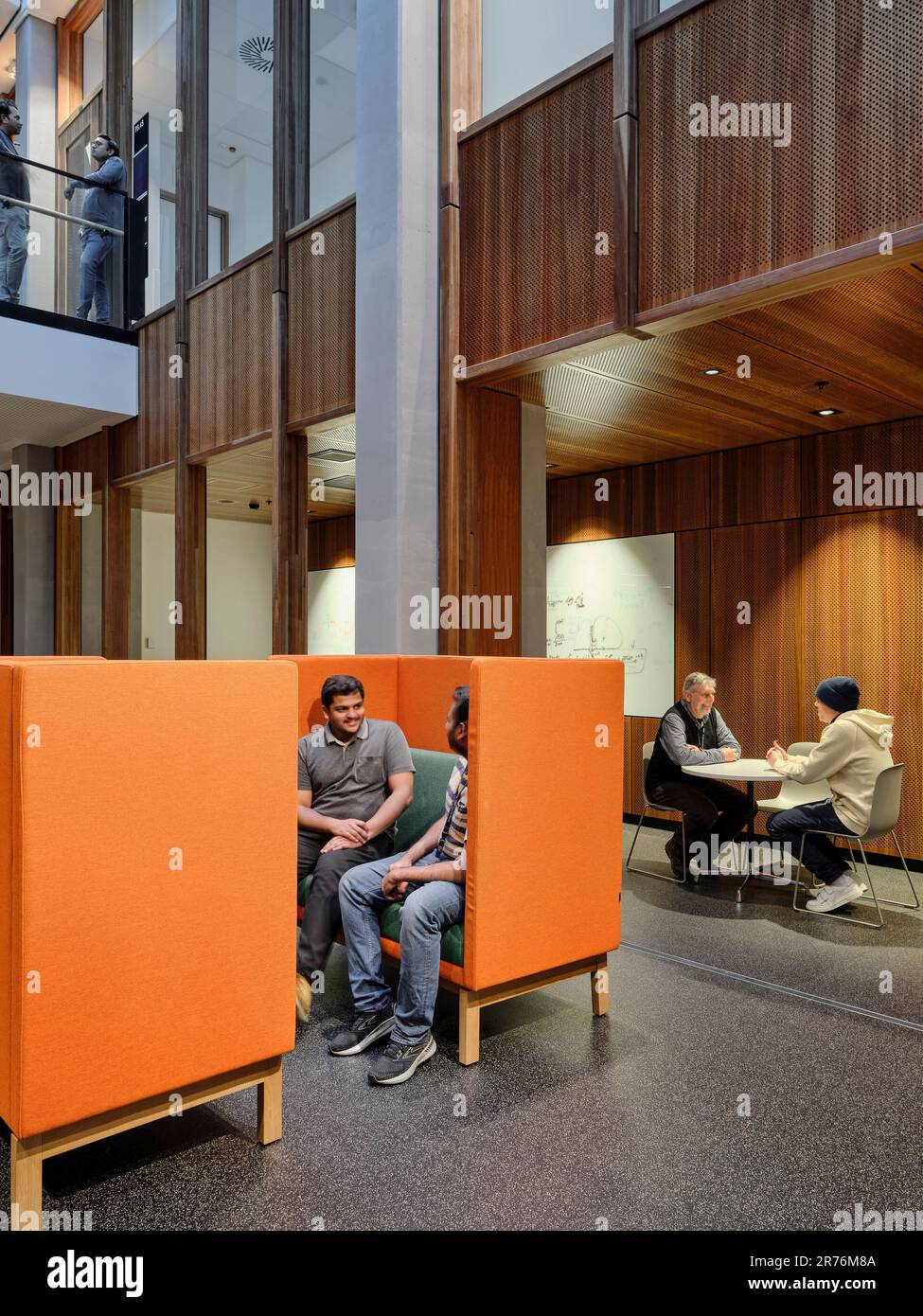 Meeting space and seating pod within main circulation space. Australian ...