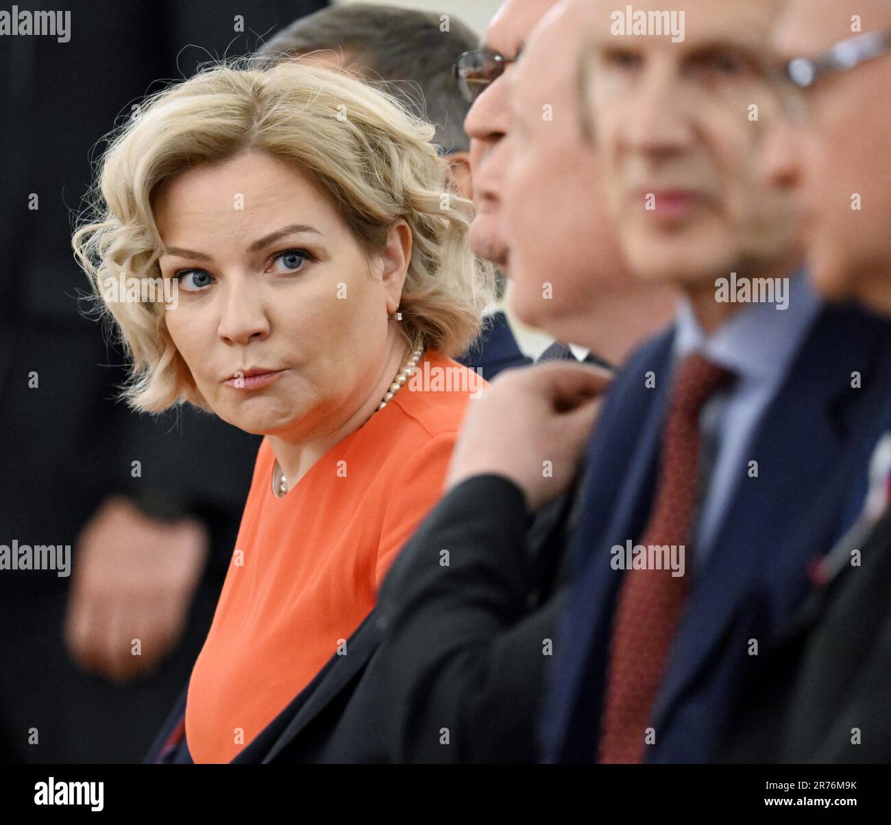 Moscow, Russia. 12th June, 2023. Solemn ceremony of presenting gold ...