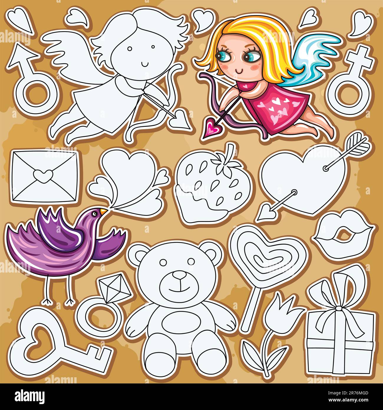 Lollipop ring Stock Vector Images - Alamy