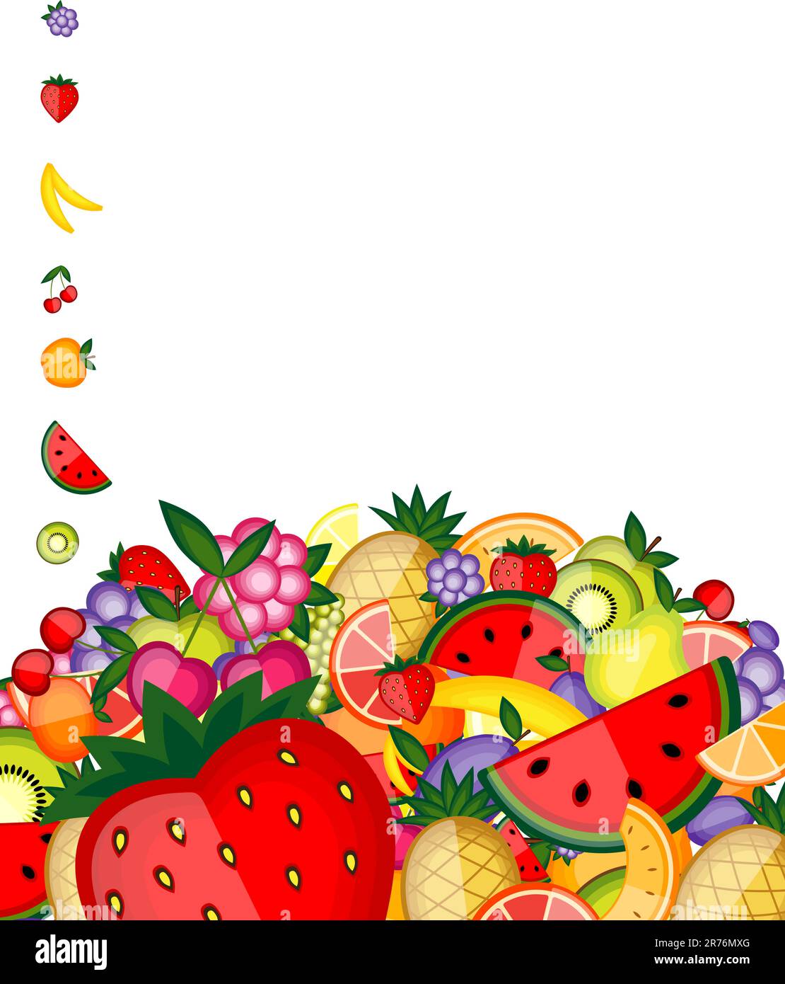 Energy fruit background for your design Stock Vector Image & Art - Alamy
