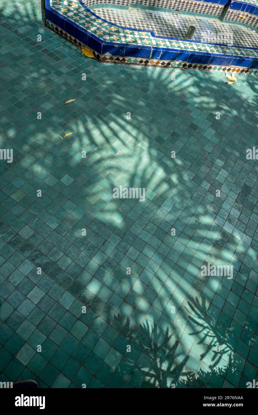 Paris, France - 06 10 2023: The great mosque of Paris. View of plant ...