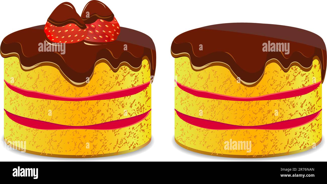 Cake unhealthy Stock Vector Images - Alamy