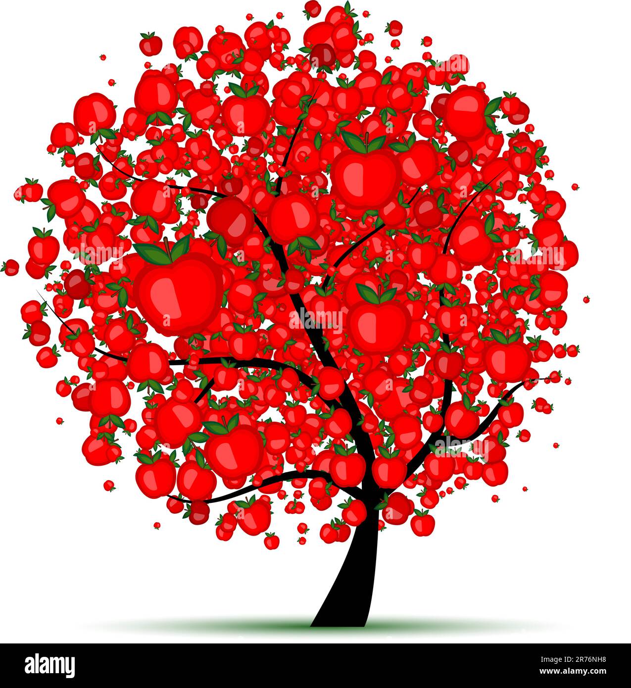 Energy apple tree for your design Stock Vector Image & Art - Alamy