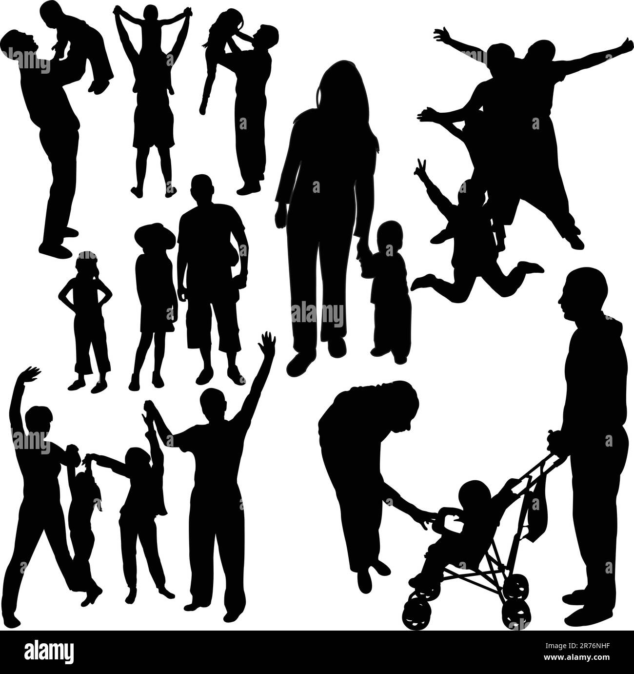 Family fancy Cut Out Stock Images & Pictures - Alamy