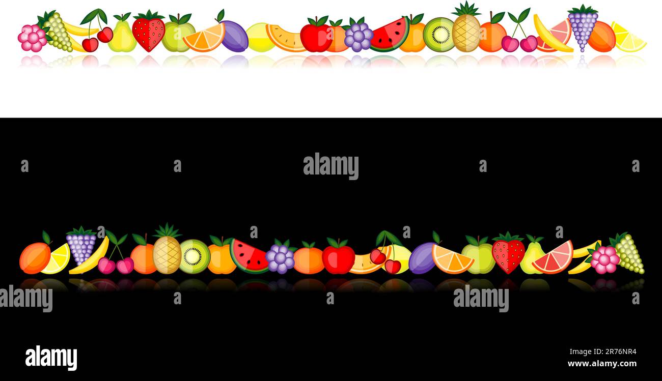 Energy fruits. Vector collection for your design Stock Vector Image ...