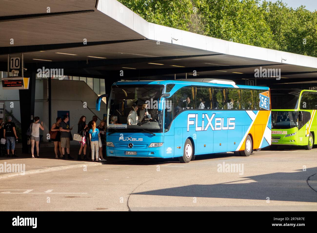 BERLIN, GERMANY - JULY 11, 2014: Mercedes-Benz Tourismo 16RHD-II bus of ...