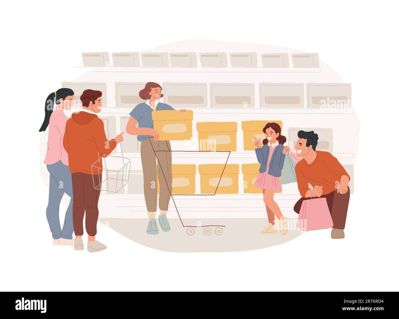 Consumer demand isolated concept vector illustration. Customer decision ...