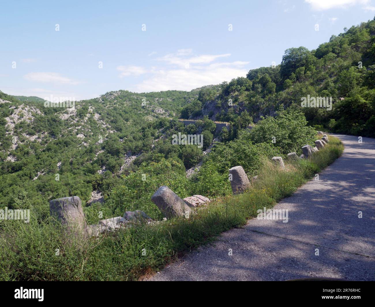Montenegro, road to Ostrog monastery Stock Photo - Alamy