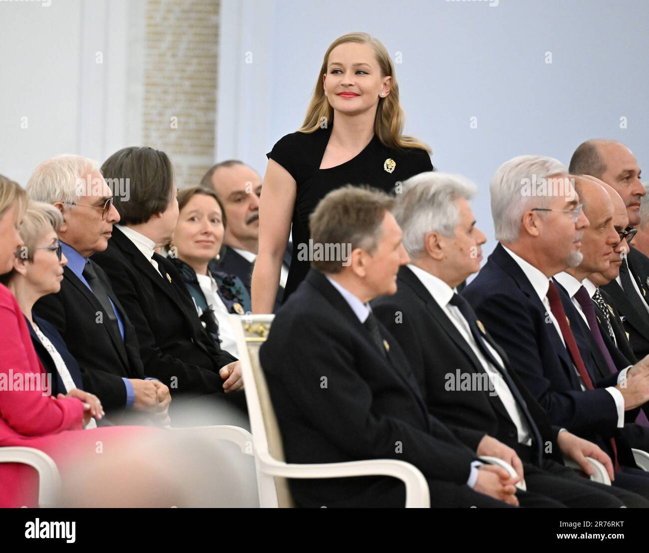 Moscow, Russia. 12th June, 2023. Solemn ceremony of presenting gold ...