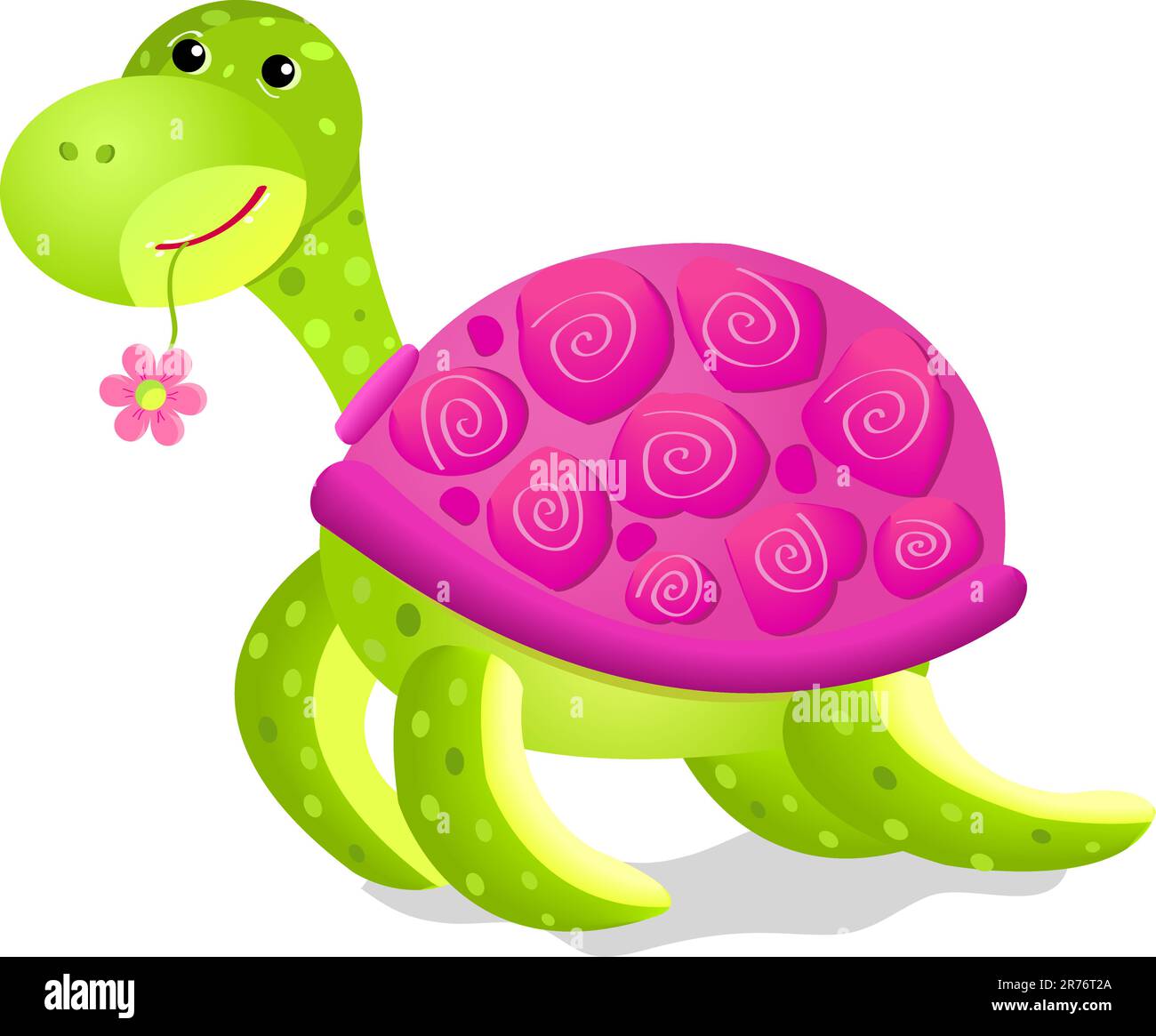 cute turtle toy isolated on white background Stock Vector Image & Art ...