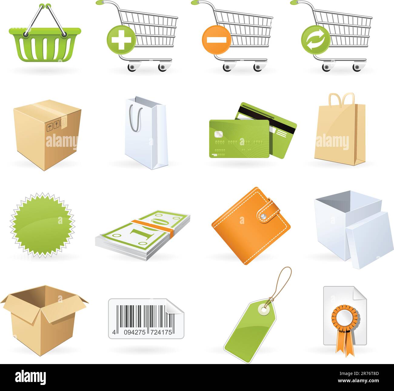 Retail bag icon Stock Vector Images - Alamy
