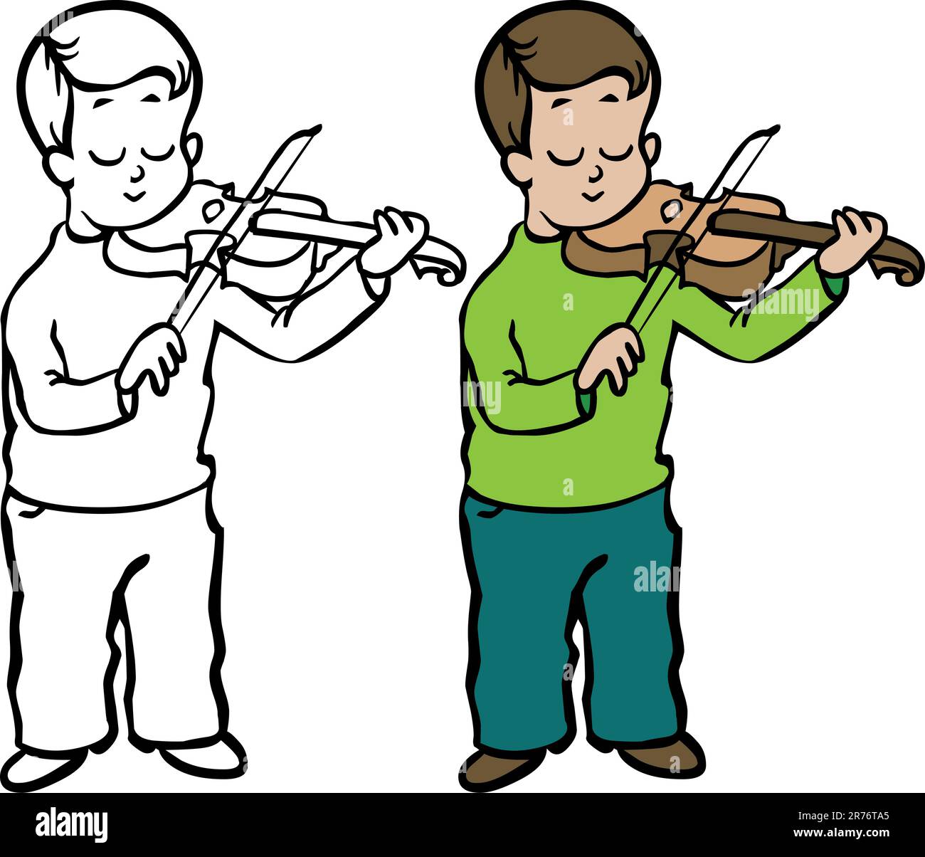 Viola Clipart Clipart Kid Adorable Cartoon Girl Playing Violin Clipart