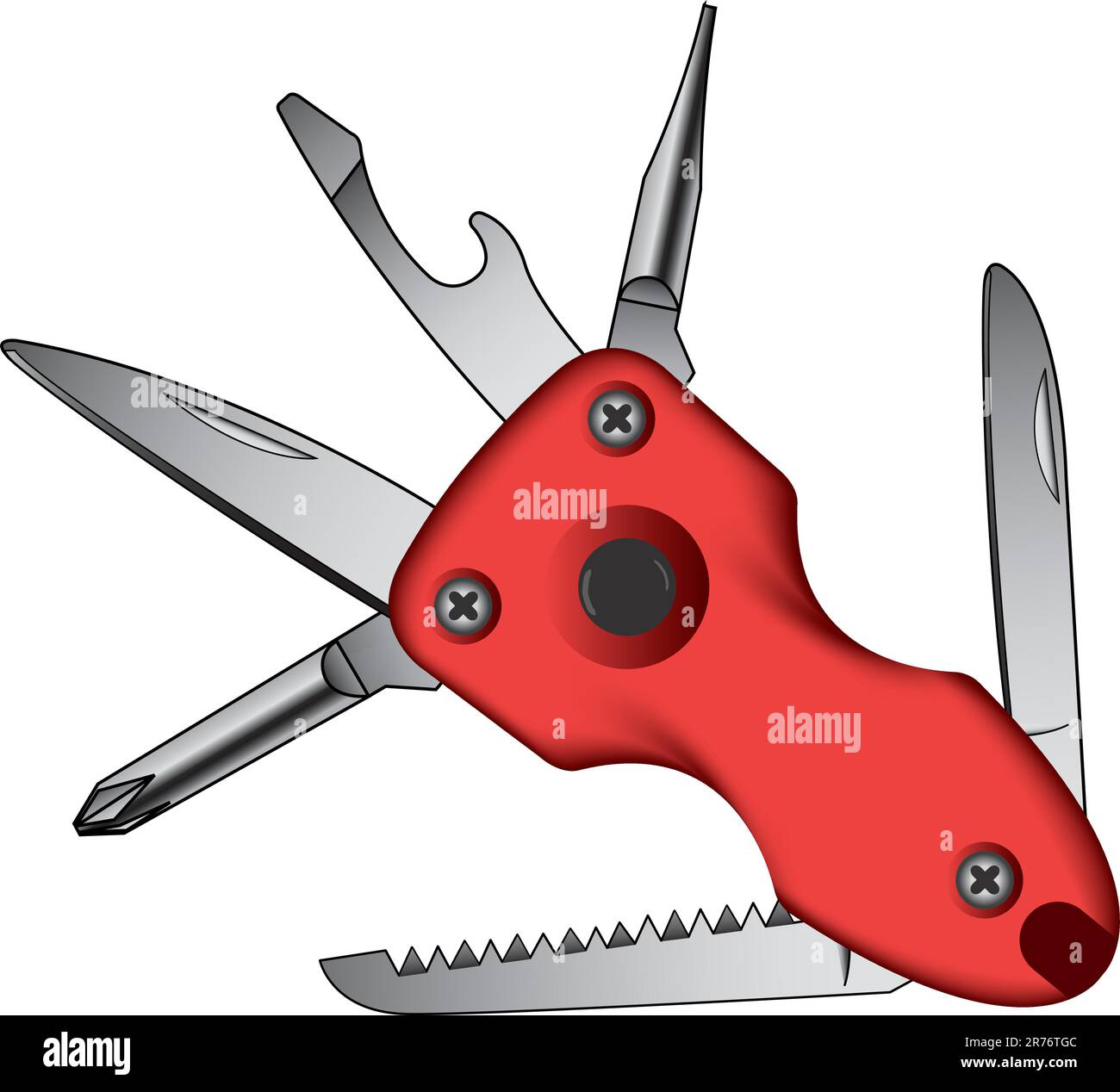 Red knives Stock Vector Images - Alamy