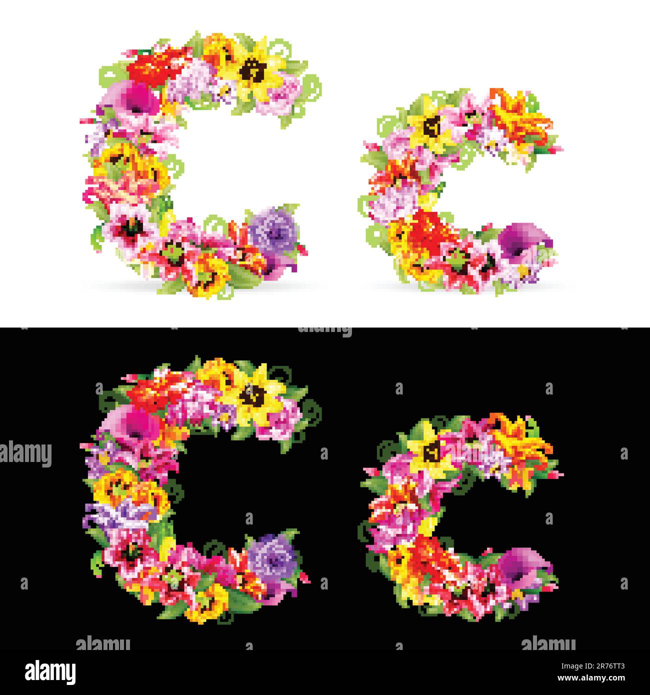 C detail Stock Vector Images - Alamy