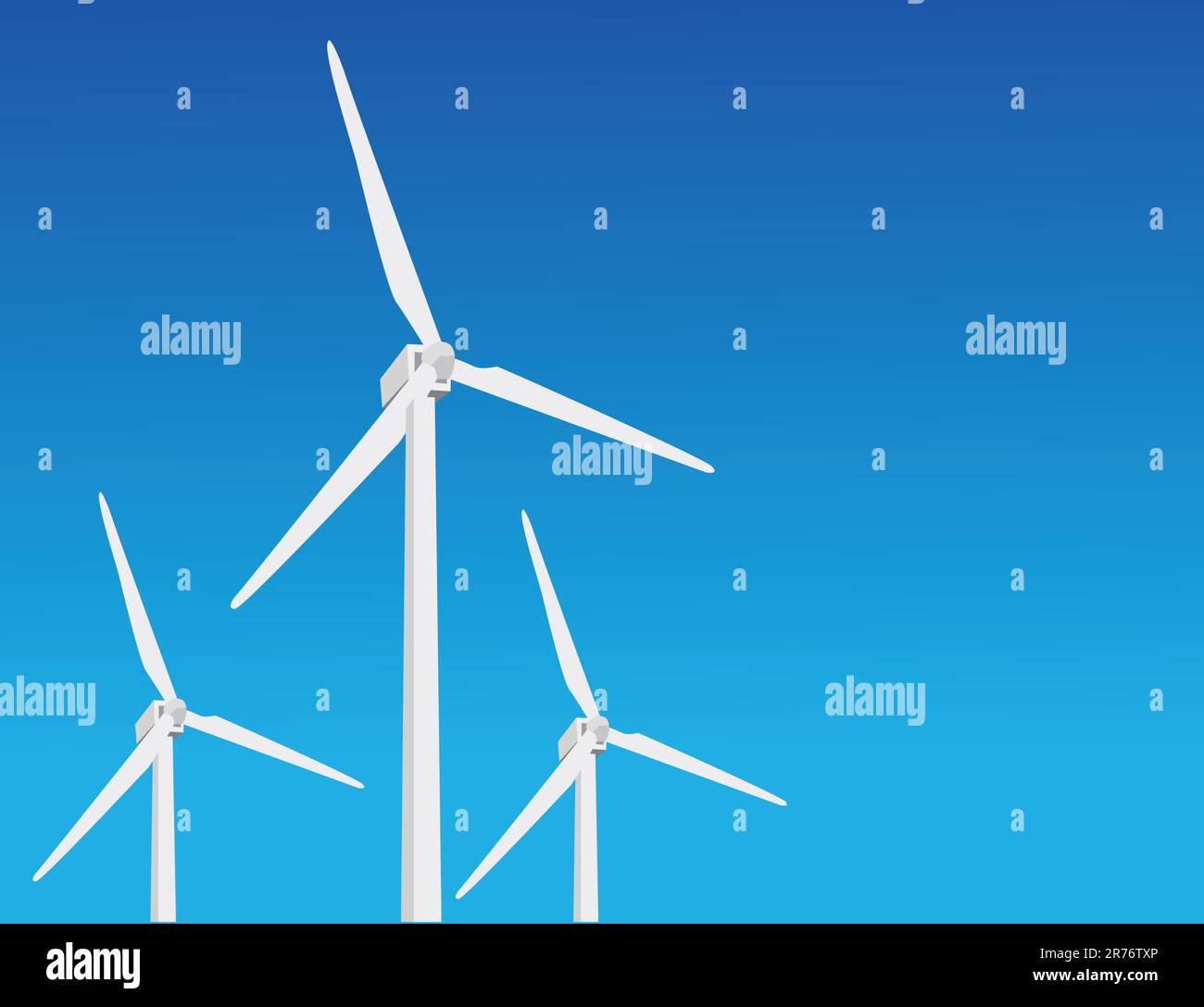 vector wind turbines Stock Vector Image & Art - Alamy