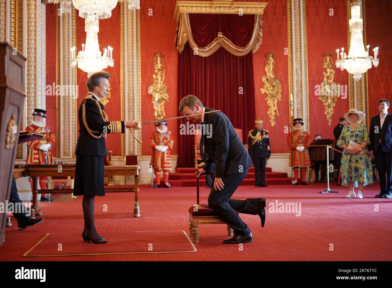 Author Sir Ian Rankin is made a Knight Bachelor by the Princess Royal ...