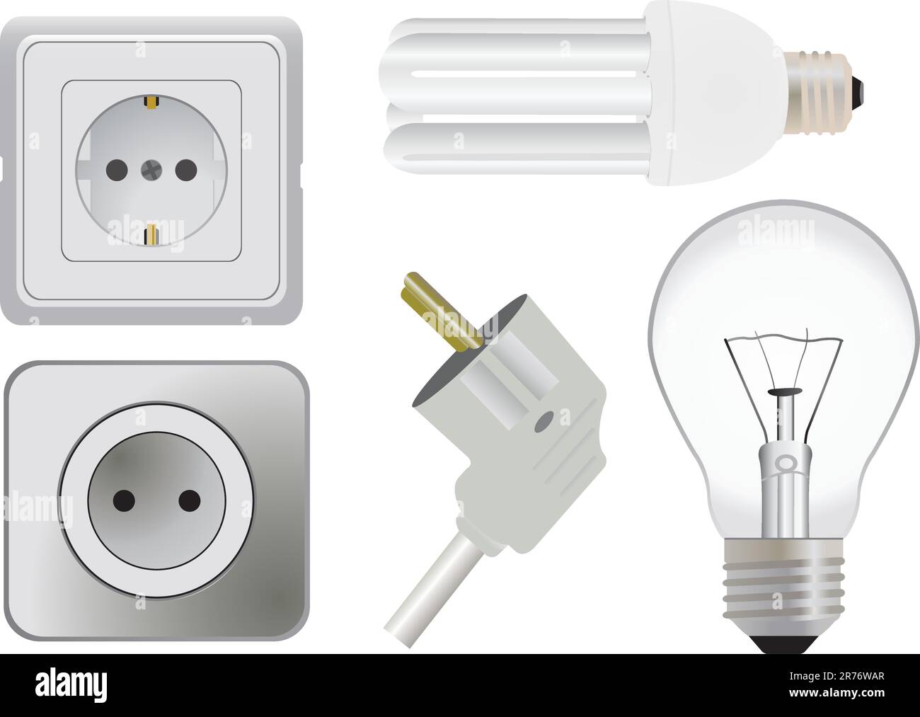 Electric set. Vector illustration for you design Stock Vector Image ...