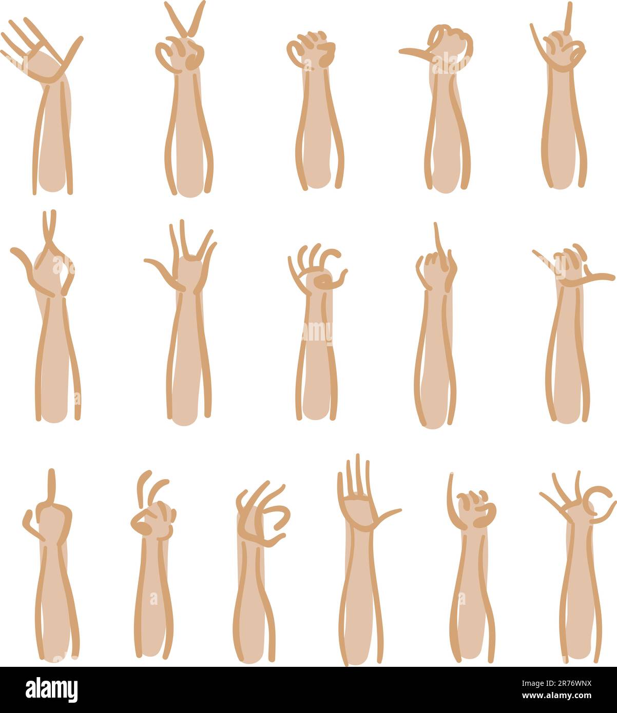 Gestures of friendship Stock Vector Images - Alamy