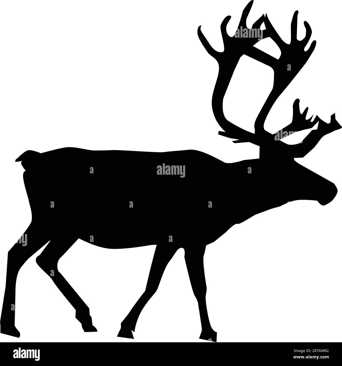 Vintage reindeer Stock Vector Images - Alamy
