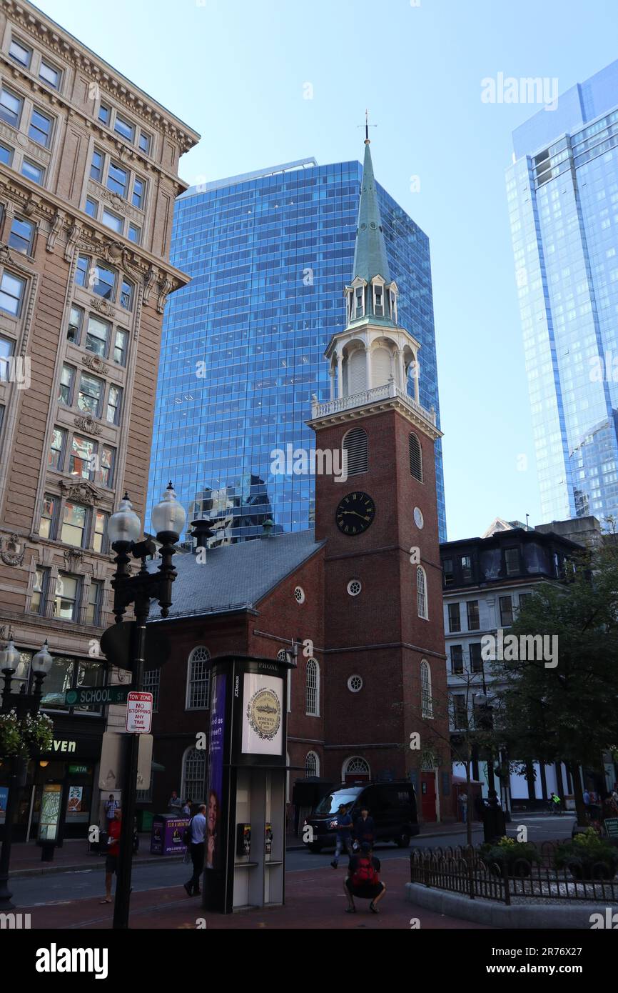 Old south meeting house Stock Photo - Alamy