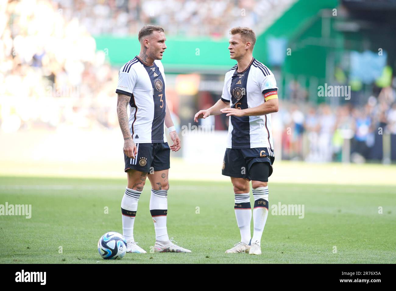 BREMEN, GERMANY - 12 June, 2023: David Raum, Joshua Kimmich. The ...