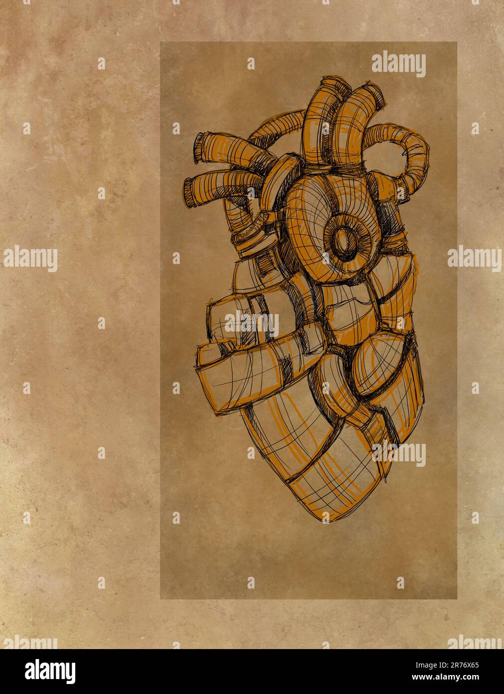 mechanical artificial heart Stock Photo - Alamy