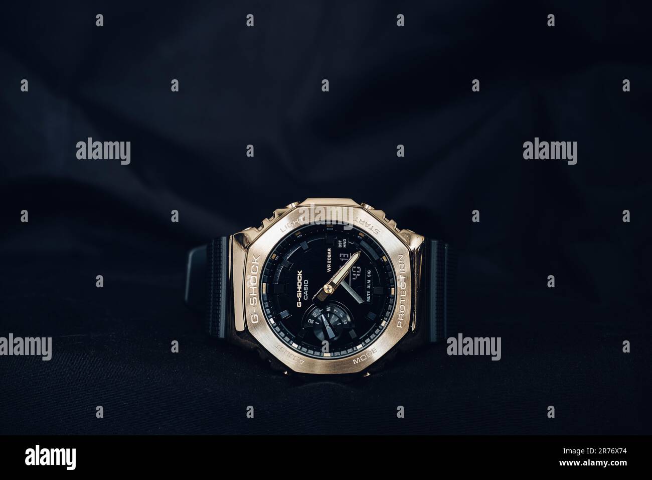 Casio G-Shock analog digital watch portraits Stock Photo - Alamy
