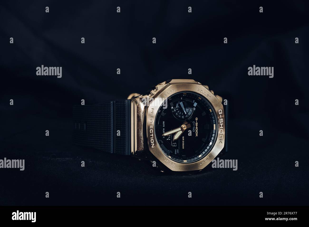 Casio G-Shock analog digital watch portraits Stock Photo - Alamy