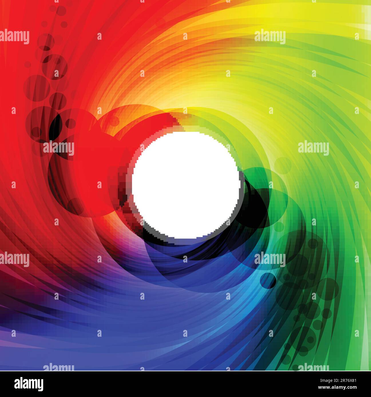 Colorful spectrum with place fore text. vector illustration Stock ...