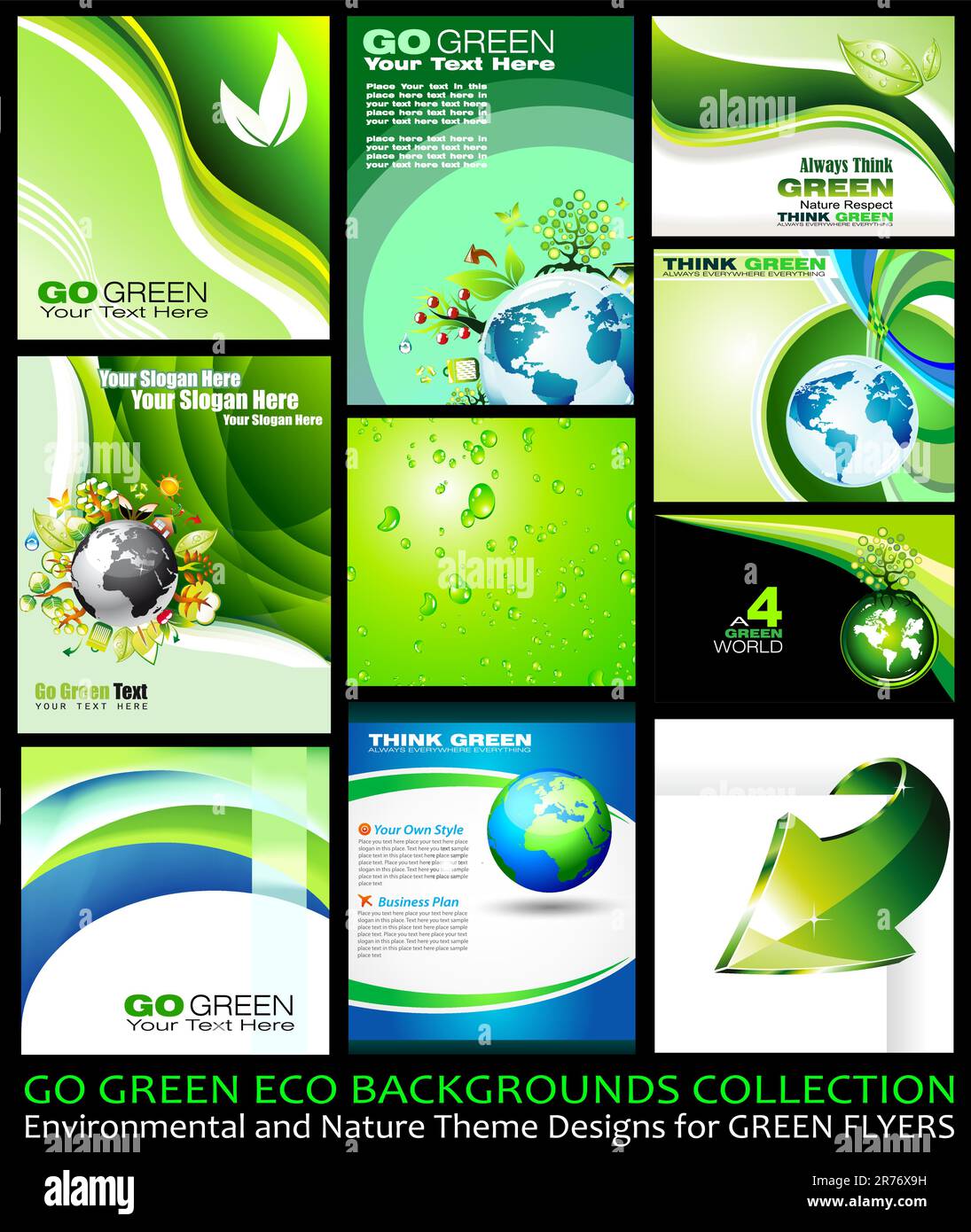 Natural world and nature backgrounds Stock Vector Images - Alamy