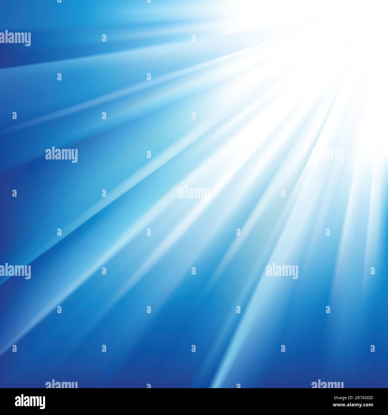 Sun on a blue sky. Vector illustration Stock Vector Image & Art - Alamy