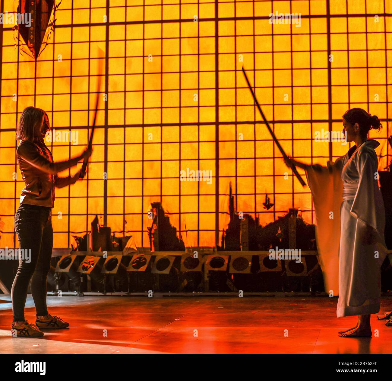 London UK Tuesday 13 June 2023 Fox Force Five & The Tyranny of Evil Men ...