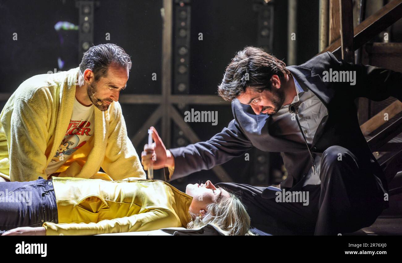 London UK Tuesday 13 June 2023 Fox Force Five & The Tyranny of Evil Men ...