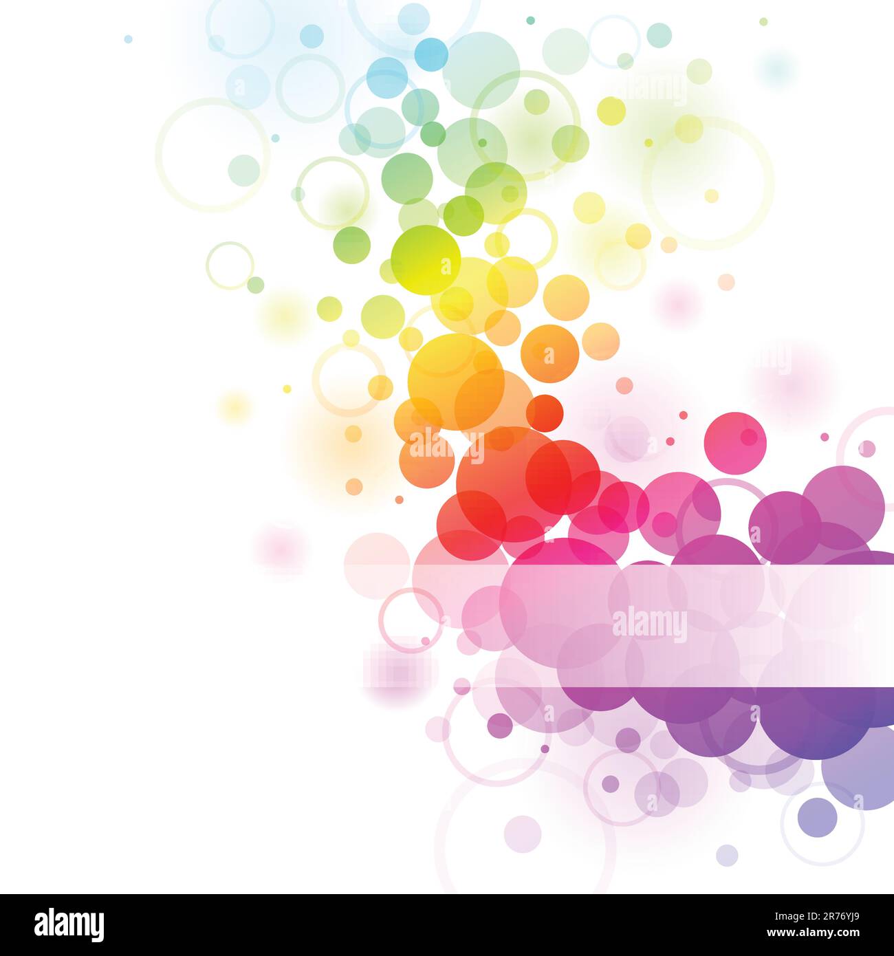 Colorful transparent rainbow bubbles background. Vector illustration Stock Vector Image & Art ...