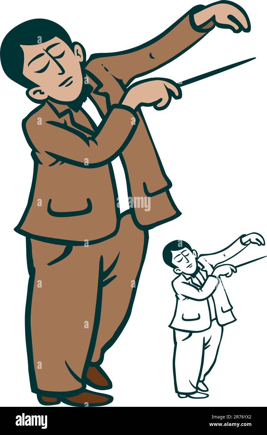 Conductor and composer Stock Vector Images - Alamy
