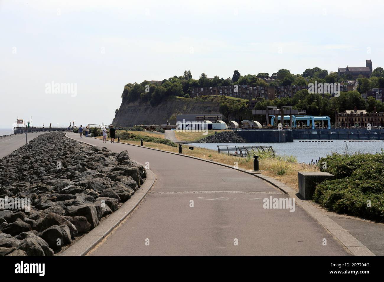 Cardiff Bay and Barrage, looking towards Penarth Head. June 2023 ...