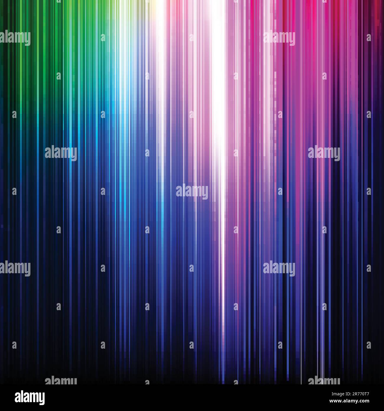 abstract glowing background with rainbow stripes. Vector illustration ...
