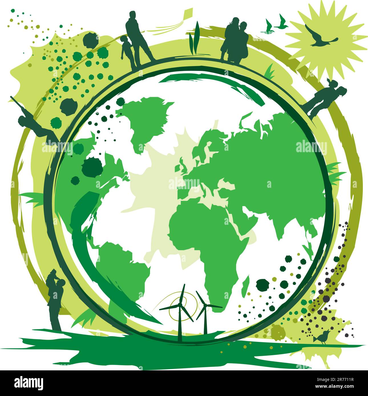 clean, the concept of a livable world Stock Vector Image & Art - Alamy