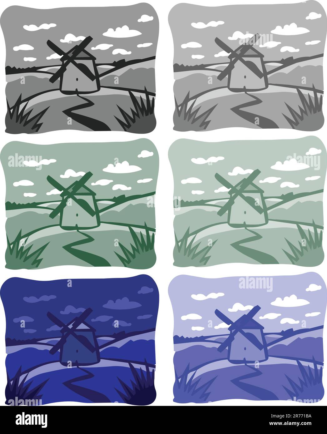 Wind wheat Cut Out Stock Images & Pictures - Alamy