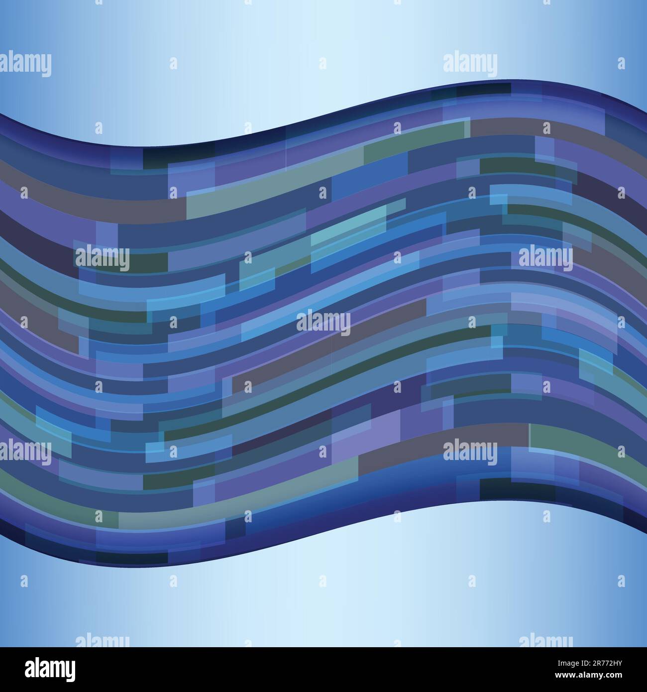 Brown green waves abstract Stock Vector Images - Alamy