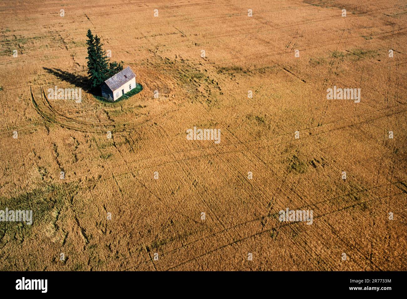 Aerial of prairies and farms Saskatchewan, Canada Stock Photo - Alamy