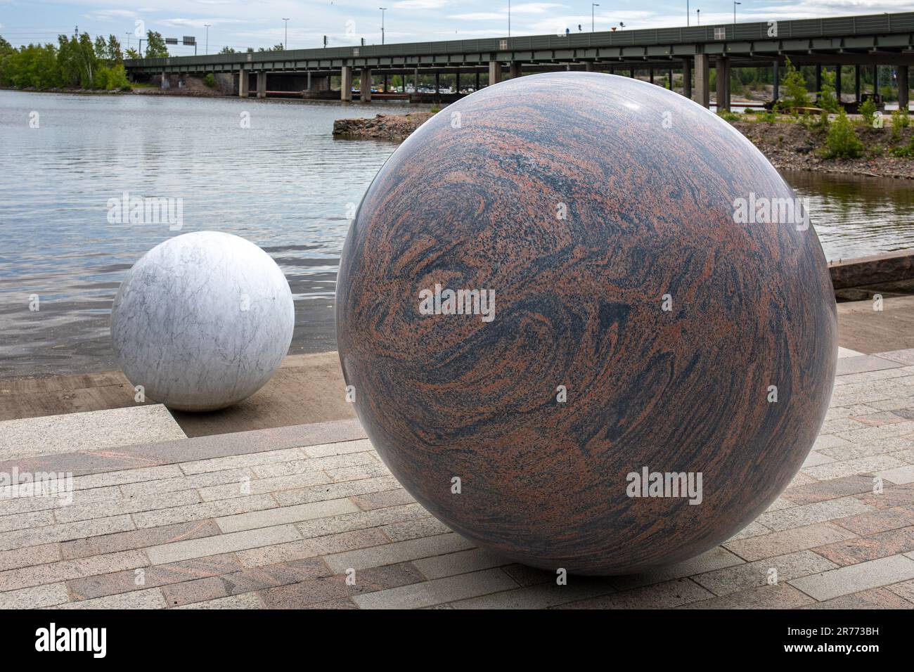 Large stone spheres hi-res stock photography and images - Alamy