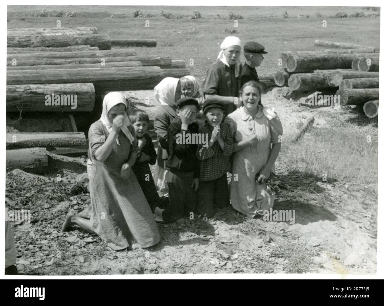 Photograph of Polish Peasants. Original caption in German. English ...