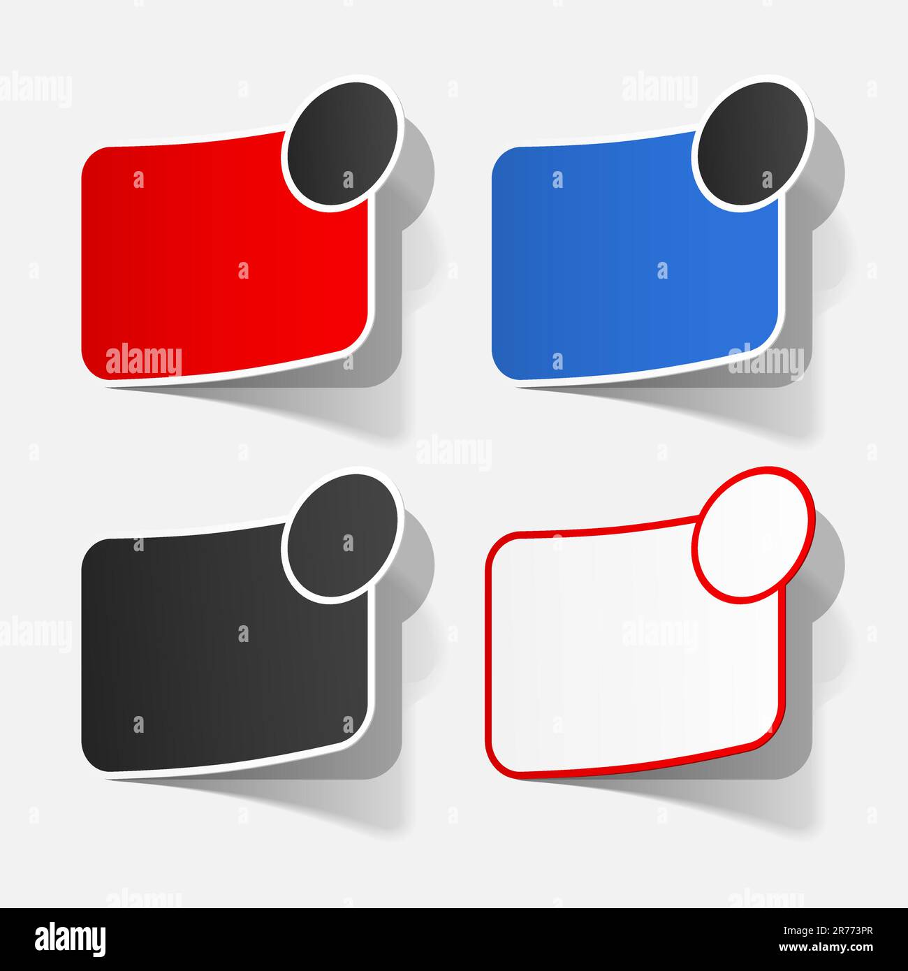 realistic design elements Stock Vector Image & Art - Alamy