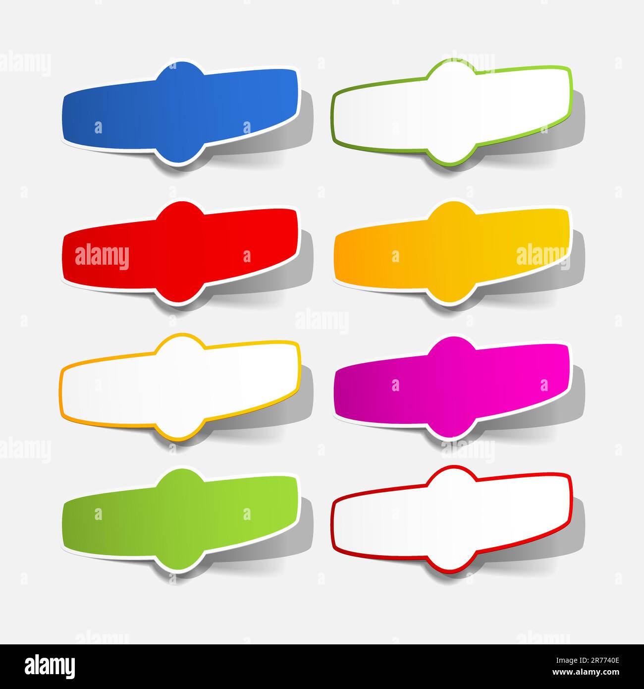 realistic design elements Stock Vector Image & Art - Alamy