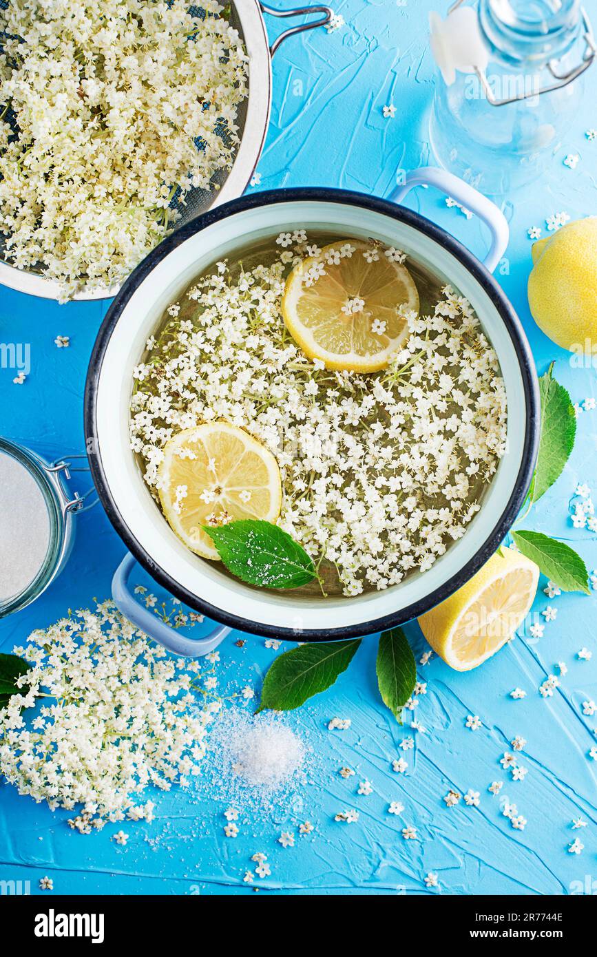 Process of making a summer drink, made from natural fermentation of ...