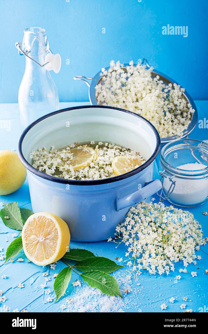 Process of making a summer drink, made from natural fermentation of ...