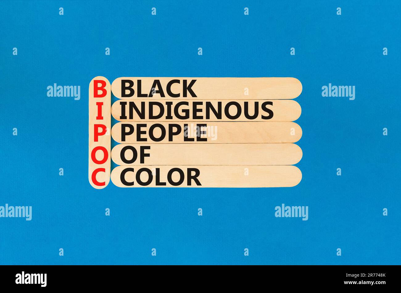 BIPOC black indigenous people of color symbol. Concept words BIPOC ...