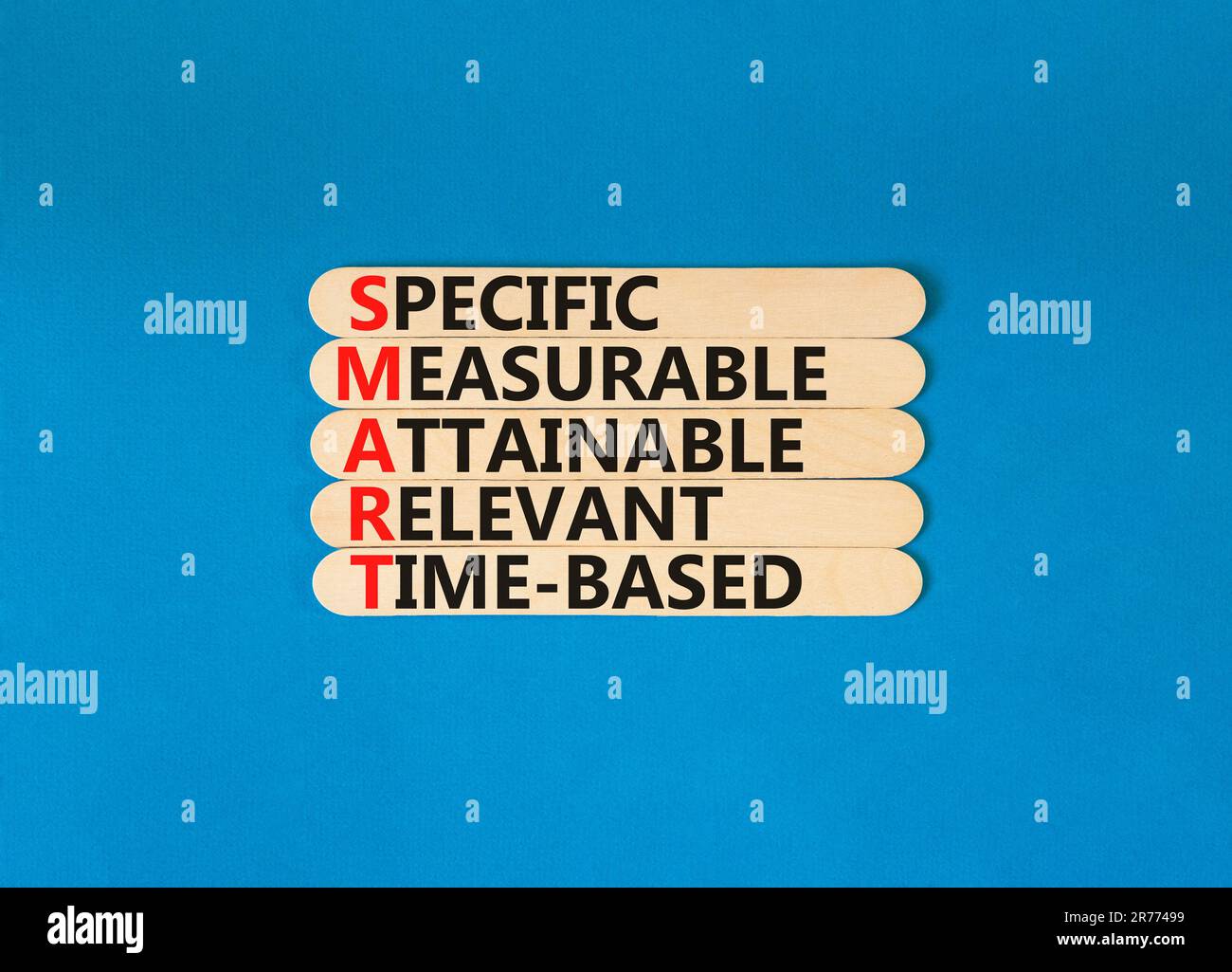 SMART symbol. Concept words SMART specific measurable attainable ...